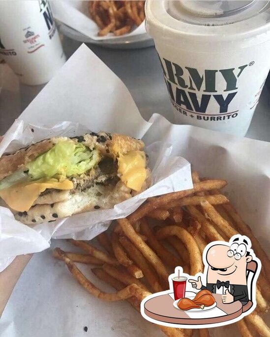 Menu at ArmyNavy Burger + Burrito restaurant, Makati, 74 Jupiter