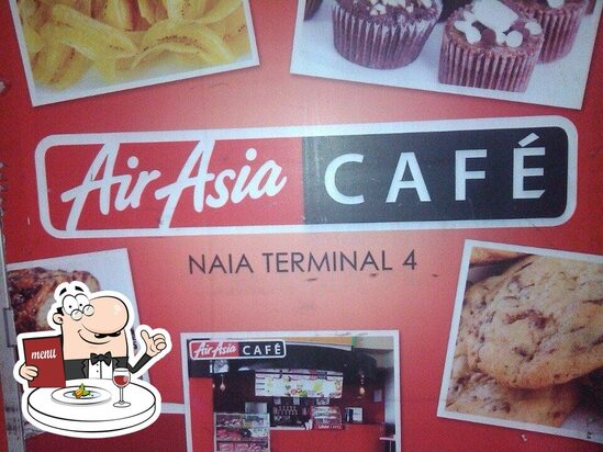 Menu at AirAsia Café cafe, Pasay
