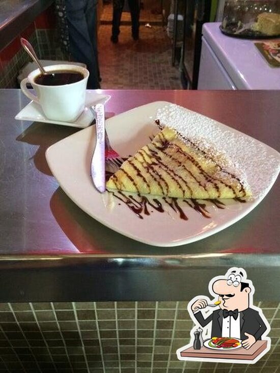 Menu at Café y crepas el paisa, Mexico City