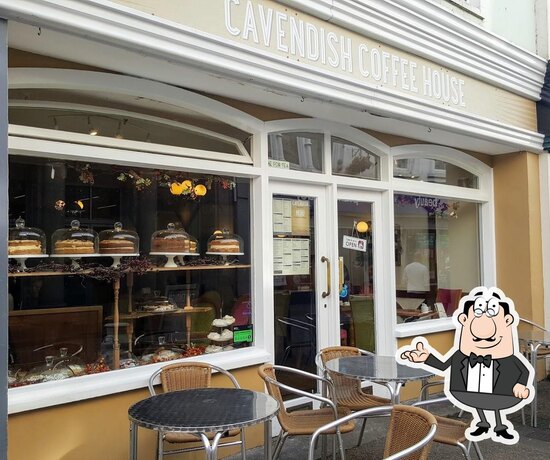 Menu at Cavendish Coffee House, Falmouth