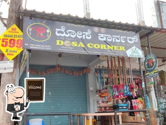 Menu at Dosa corner, Bisuvanahalli