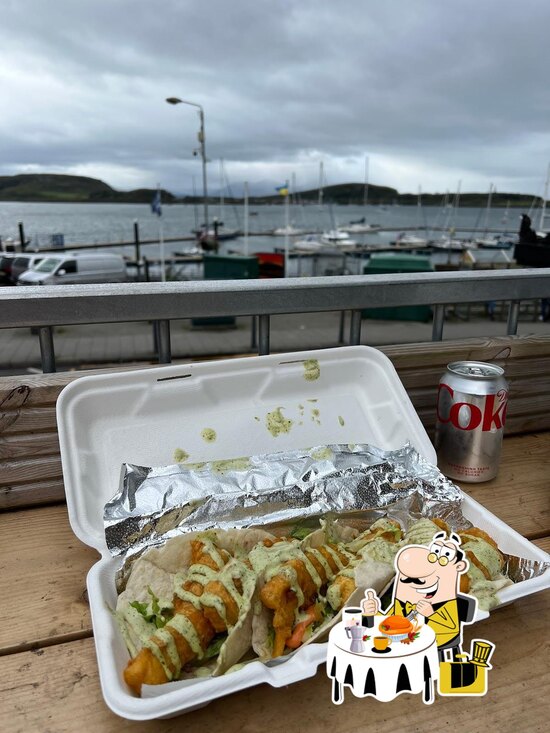 Menu at The Fish box and Taco bay restaurant, Oban