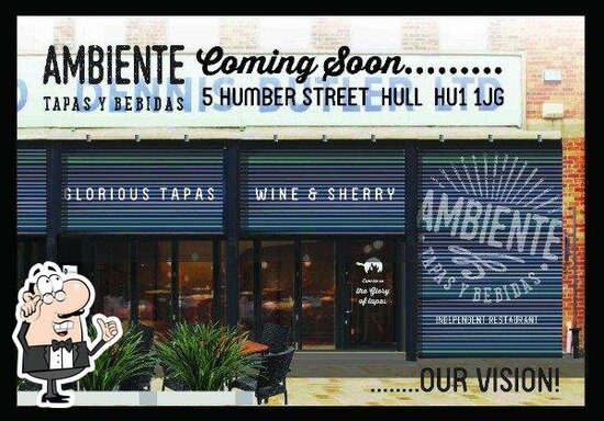 Menu at Ambiente Tapas Hull pub & bar, Hull