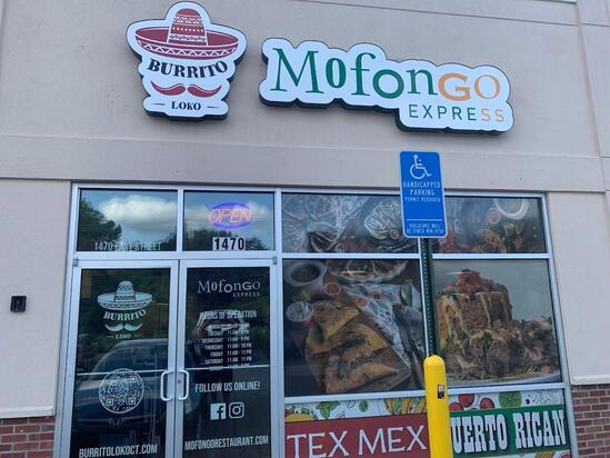 Menu at Burrito Loko & Mofongo Express restaurant, New Britain