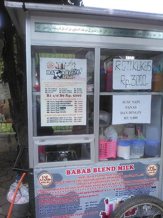 Menu at Susu Sapi Blend Milk Segar Dan Sehat cafe, Cimahi