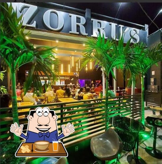 Menu em Zorru's Arena restaurante, Cruz das Almas
