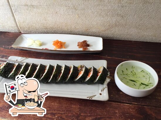 Menu at Joseon Gimbap restaurant, Seoul, 68 Yulgok-ro 3-gil