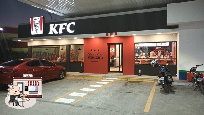 Menu at KFC Hainamosa restaurant, Santo Domingo Este