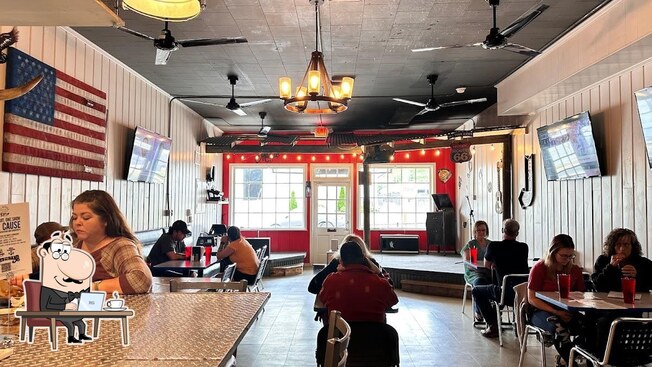 Menu at Little River Burgers & Brews restaurant, Fort Payne