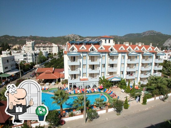 Menu at club sunsmile apartments, Marmaris