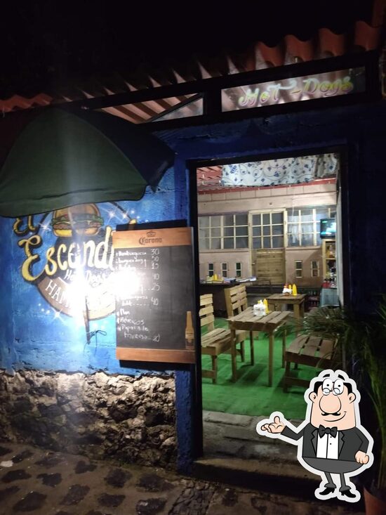 Menu at El escondite restaurant, Malinalco
