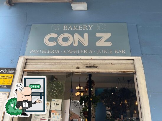 Carta de Cafetería Bakery con Z, Madrid, C. de Marcelo Usera