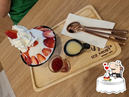 Menu at Ice frost Dessert cafe Saraburi, Dao Rueang