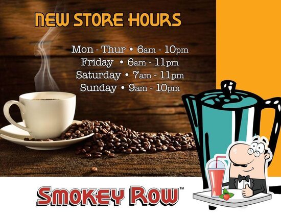 Menu at Smokey Row Coffee cafe, Oskaloosa