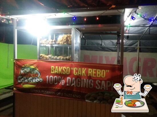 Menu at Bakso Cak Rebo restaurant, Warung Dowo