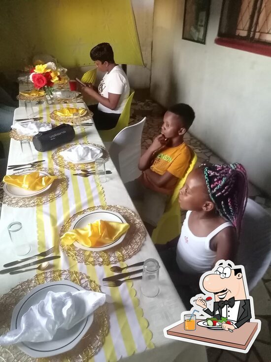 Menu at Maputo tarven and food restaurant, Soweto