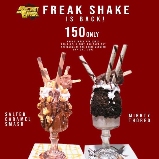 Menu at Secret Base Gaming Lounge and Board Game Cafe, Marikina, DQ ...