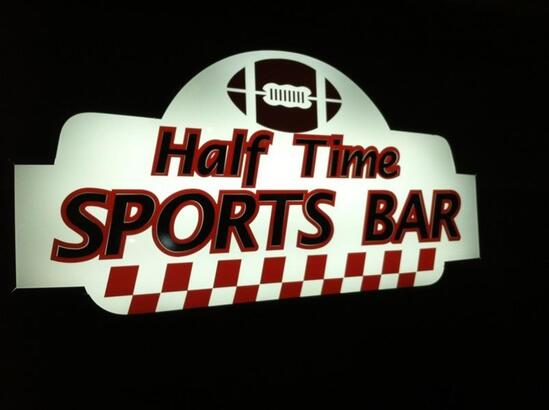 Menu at Half Time Sports Bar, Cookeville