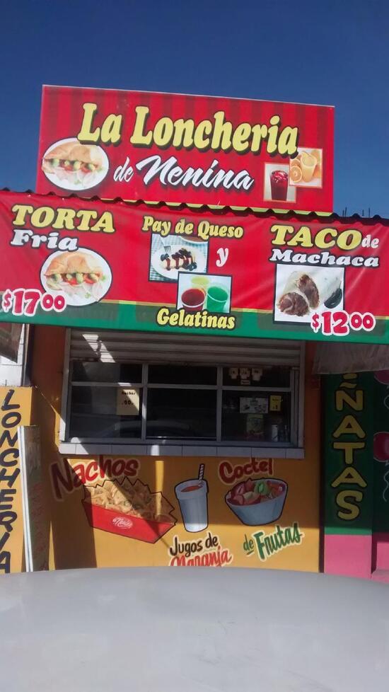 Carta del restaurante La Loncheria del Nenina, Mexicali, Calz Laguna ...