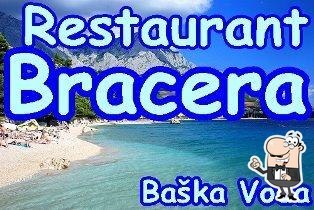 Menu at Restaurant Bracera, Baška Voda