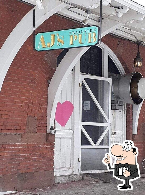 Menu at AJ's Trailside Pub, Adams