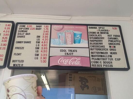 Menu at Burger Hut restaurant, Mahnomen
