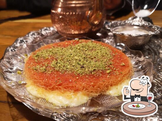 Menu at Yafa Knafeh desserts, Birmingham