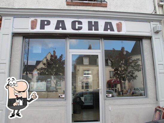 Menu at Le Pacha fast food, Sully-sur-Loire