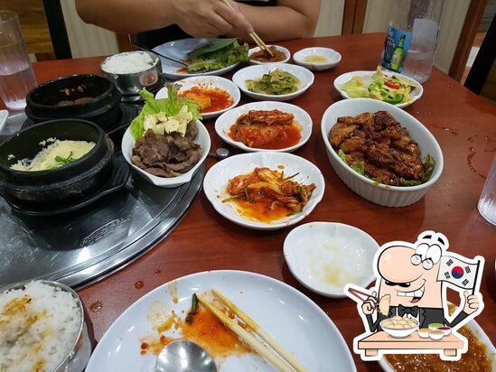 Menu at Bulgogi House restaurant, Subic Bay Freeport Zone, Dewey Ave