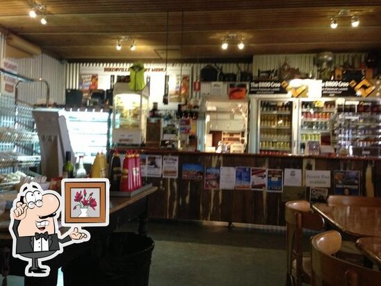 Menu at Birdsville Bakery, Birdsville