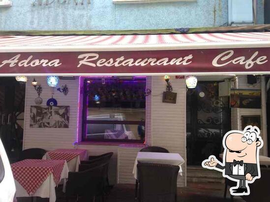 Menu at Adora Restaurant, Istanbul, Hudavendigar Caddesi