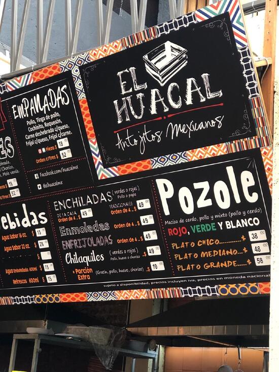 Menu at El Huacal restaurant, Toluca, C. Mariano Matamoros 111-Interior 7