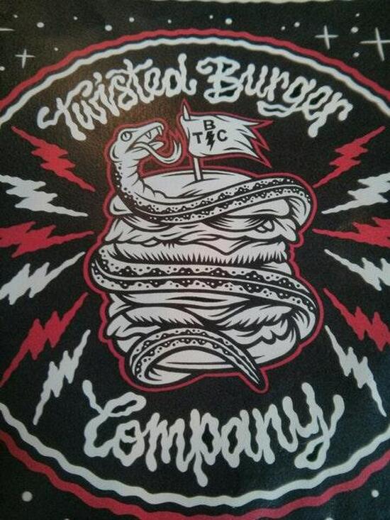 Menu at Twisted Burger Company restaurant, Sheffield, 178 Shoreham St