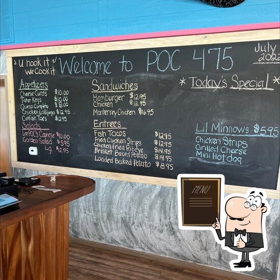 Menu at POC 475 Bar & Grill, Port O'Connor