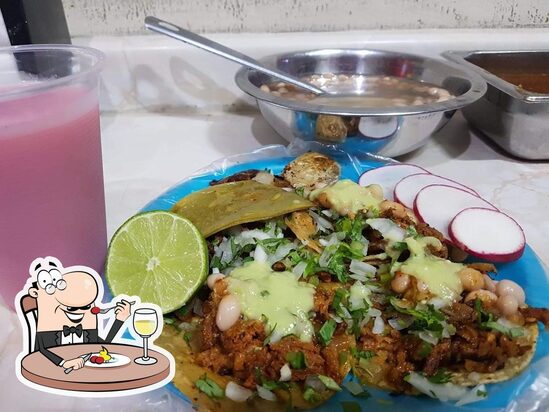 Menu at Tacos netos restaurant, Guadalajara
