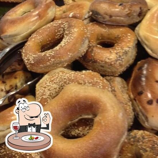 The Inside-Out Bagel Grill Cheese in Philadelphia