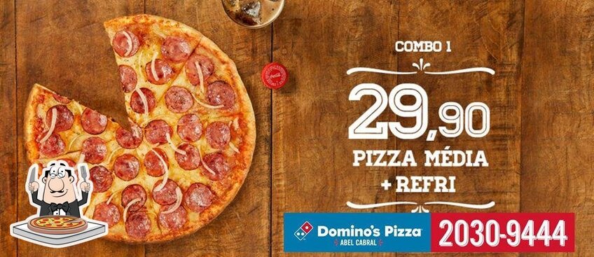 Domino's Pizza restaurante, Parnamirim, Av. Abel Cabral - Menu do ...