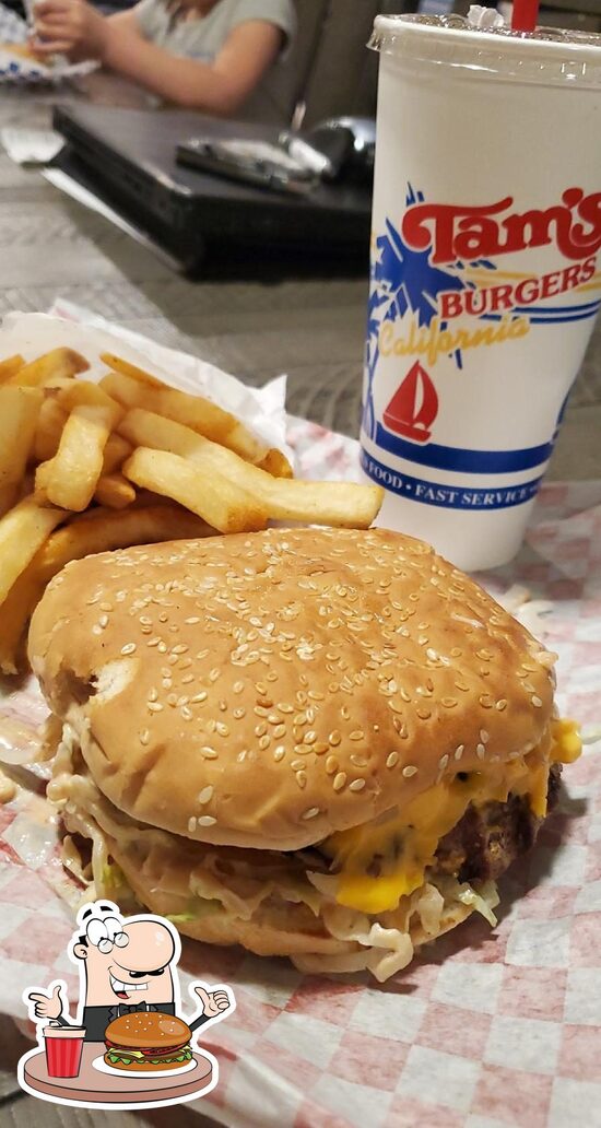 Tams Burgers in Ontario - Restaurant menu and reviews