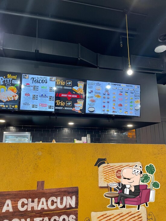 Menu au Mont Tacos - St. Catherine fast food, Montréal