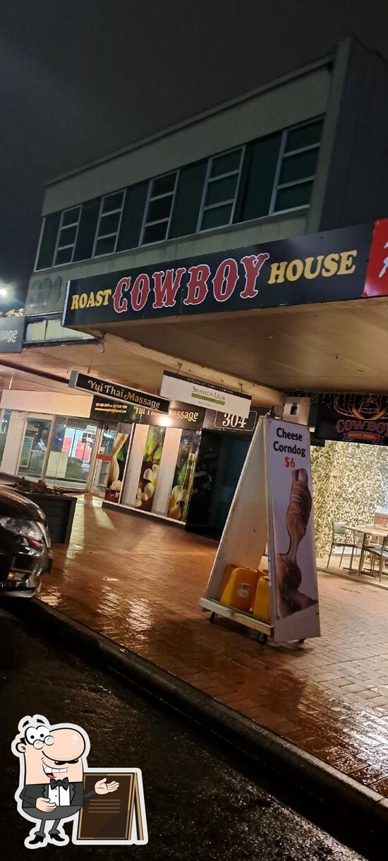 Menu at Cowboy Roast House Takeaways restaurant, Rotorua