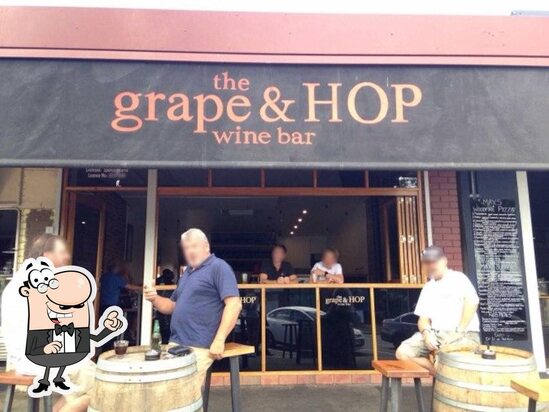Menu at the grape & Hop wine bar, Montmorency