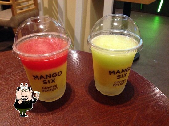 Menu at MANGO SIX cafe, Seoul, 28-1