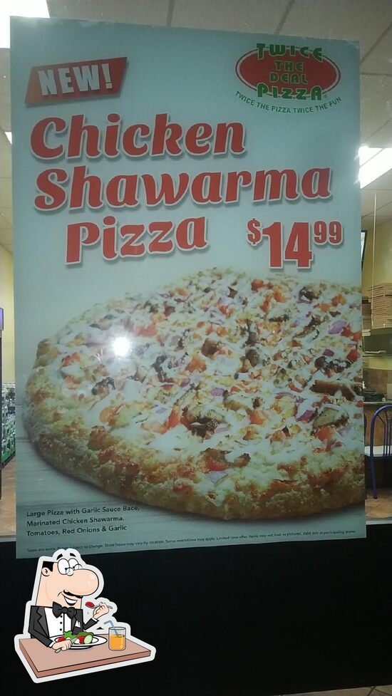 Menu at Twice The Deal Pizza restaurant, Welland, 30 Rice Rd
