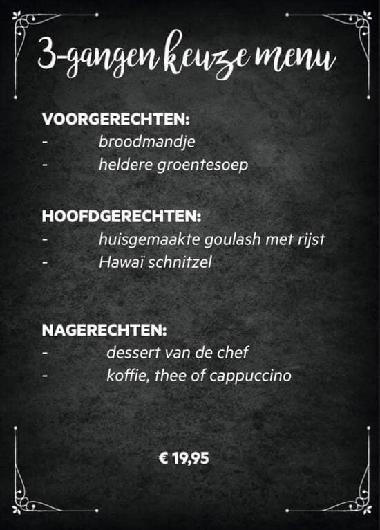 Menu at Snackpoint Slek/Restaurant Slekkerhoaf, Echt
