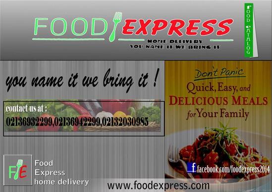 Menu at Food Express, Bangkok, Emporium