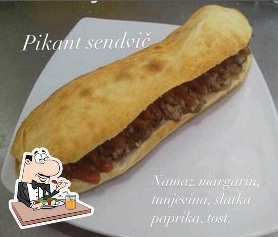 Menu at Bucko Fast Food, Valjevo