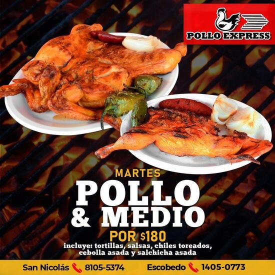 Menu at Pollo Express San Nicolás de los Garza restaurant, San Nicolás ...