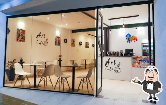 Menu at Art Cafe, San Juan