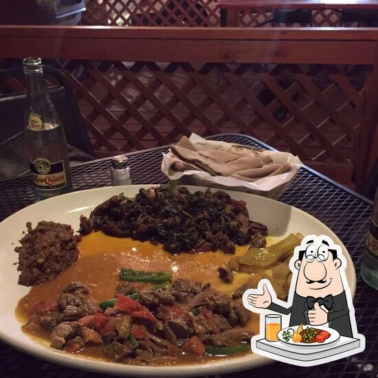 Menu at Cafe Abyssinia, New Orleans, Magazine St