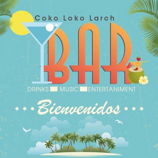 Menu at Coko Loko Larch Bar, Cuernavaca
